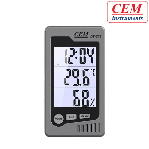 Jual CEM DT-322 Temperature & Humidity Meter Harga Murah - AlatUkur.Net