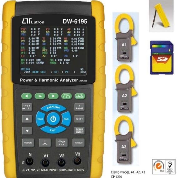 Jual Lutron DW-6195 Three Phase Power Analyzer Harga Murah - AlatUkur.Net