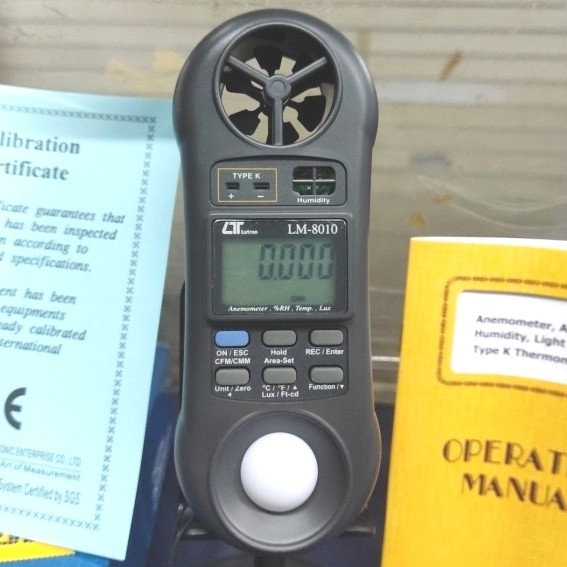 Jual Lutron LM-8010 Anemometer Harga Murah - AlatUkur.Net