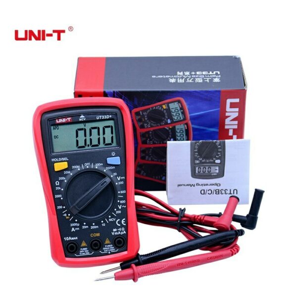 Jual UNI-T UT33D+ Palm Size Multimeter + NCV Harga Murah - AlatUkur.Net